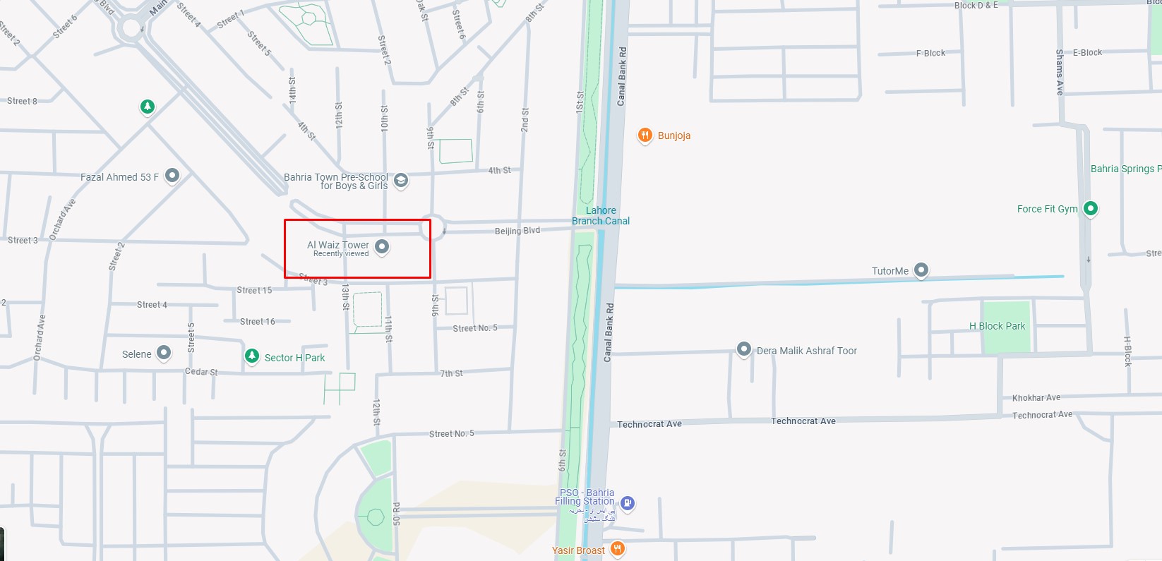 Al Waiz Tower, Bahria Town Lahore - Union City Lahore